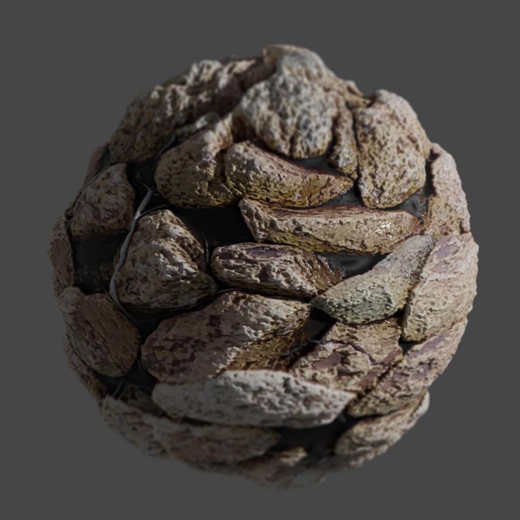 4k Pale Quarry Tiles Texture - Free PBR Downloads