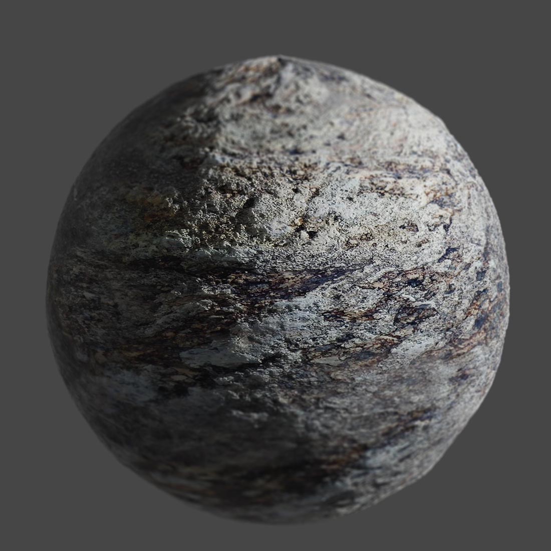 Free 4k PBR Mixed Stone Wall CC0 Texture Download