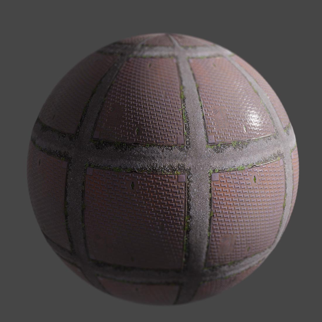Inspection Cover - Free CC0 4k PBR Textures for 3D Creatives