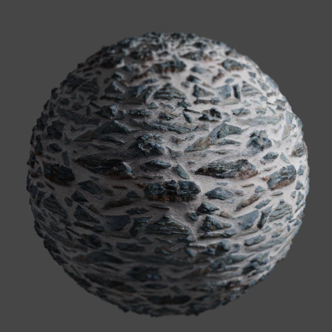 Free 4k Stone & Lime Mortar seamless PBR Texture